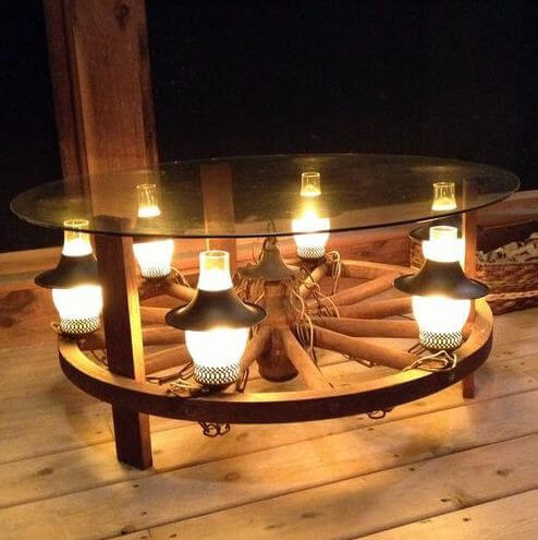 Repurpose Wagon Wheel With These 26 Ideas - ZuneTalk Green
