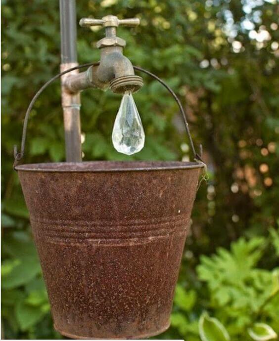 27 DIY Rusty Metal Garden Ideas - ZuneTalk Green