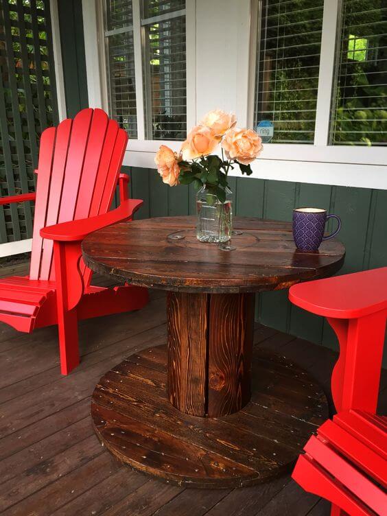 DIY Recycled Outdoor Table Ideas - ZuneTalk Green