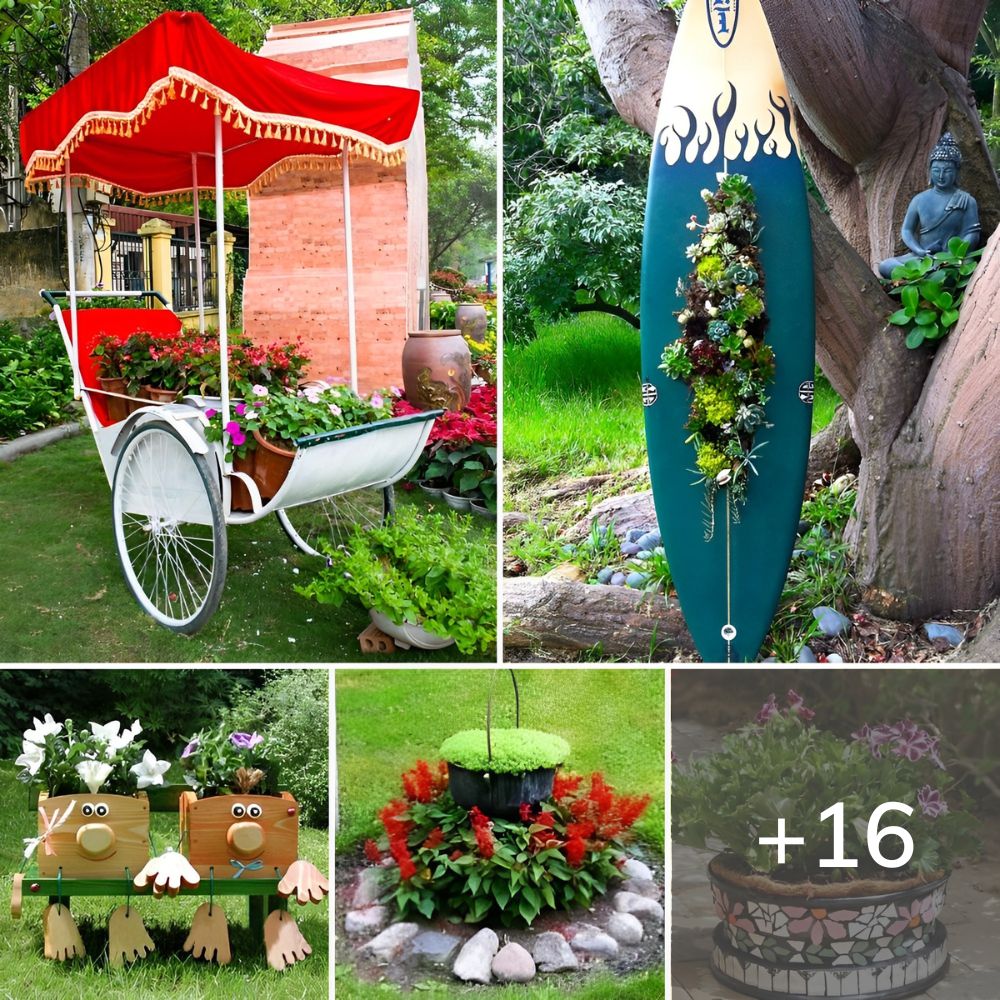 16 Unusual Garden Decorations To Add Fun In Your Backyard - ZuneTalk Green