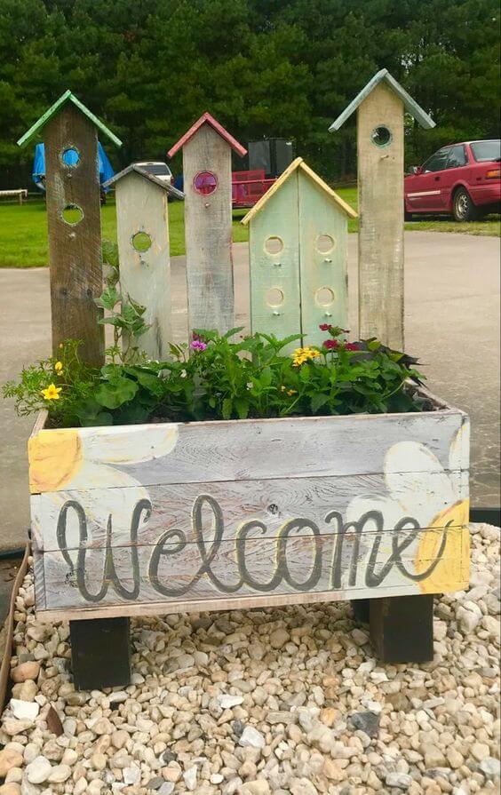 23 Cool Pallet Garden Art Projects - ZuneTalk Green