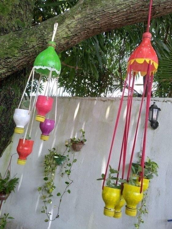 49 Easy and Fun DIY Plastic Bottle Planters - ZuneTalk Green