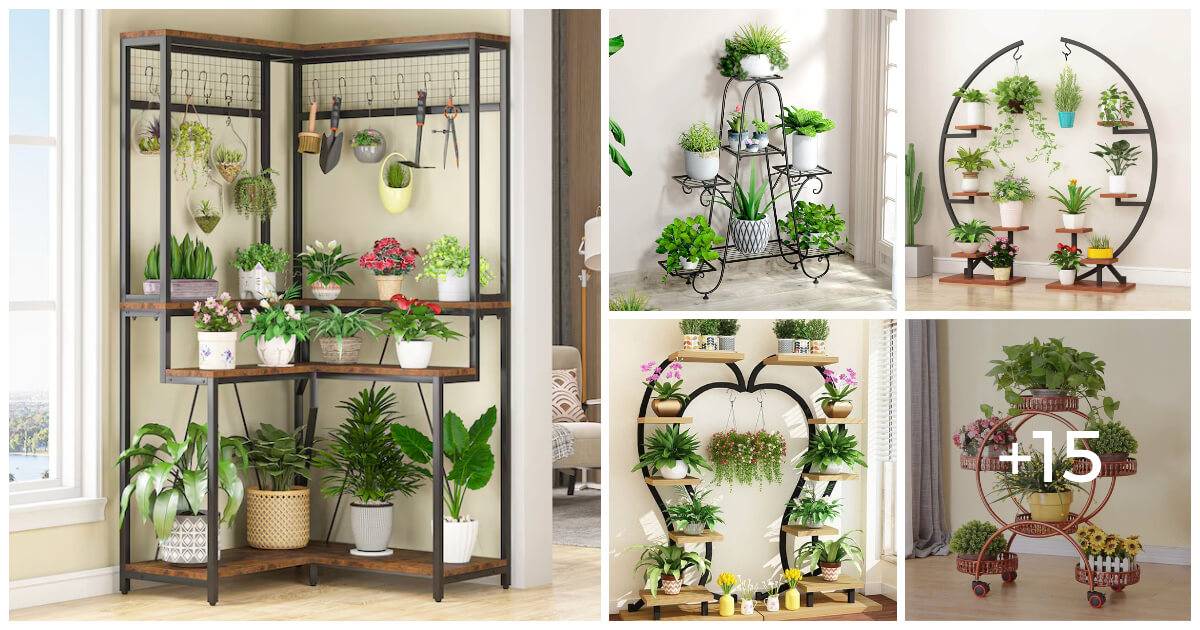 20 Bold And Eye-Catching Plant Stand Concepts - ZuneTalk Green